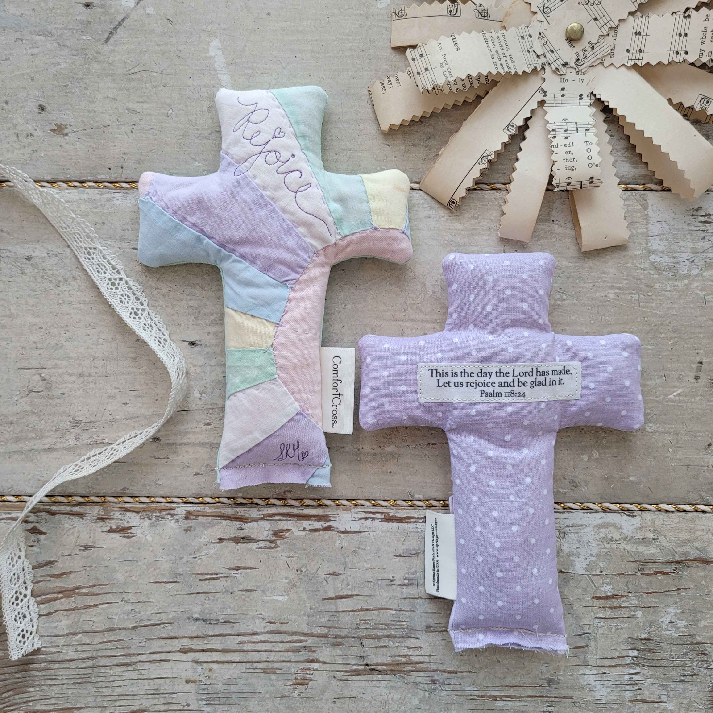 Well Worn Cross Series - Rejoice – SpringRenee