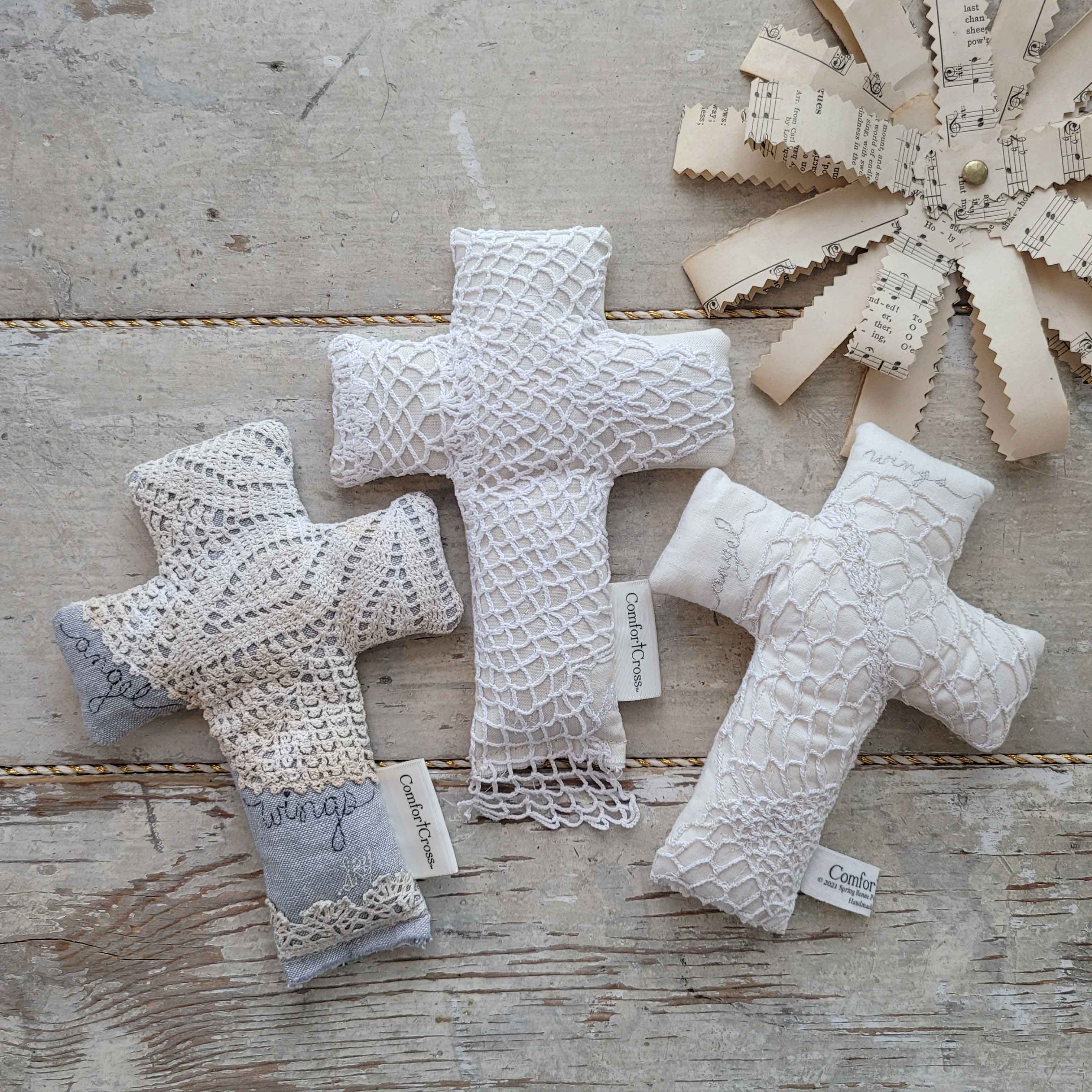 Angel Wings Comfort Cross Prayer Cross Series – SpringRenee